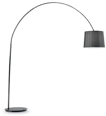Ideal Lux Stojací lampa DORSALE Barva stínidla: černá, Barva podstavce: černá