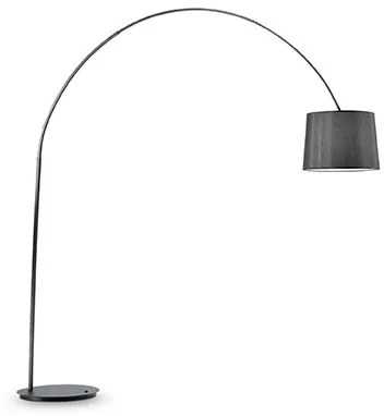 Ideal Lux Stojací lampa DORSALE Barva stínidla: chrom, Barva podstavce: bílá