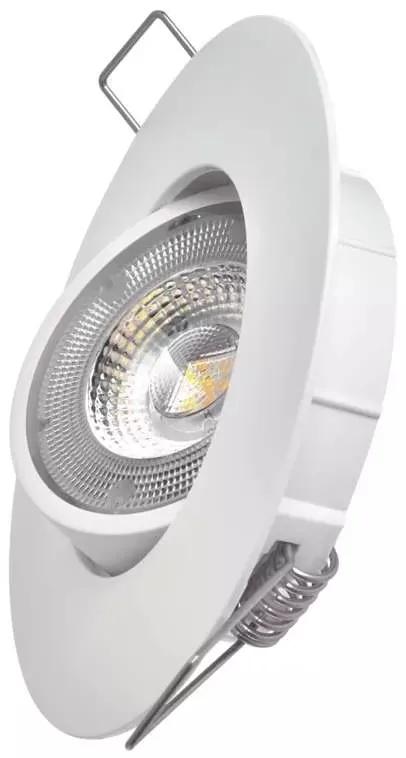 Bílé LED bodové svítidlo 5W s výklopným rámečkem Economy+ Barva světla Teplá bílá