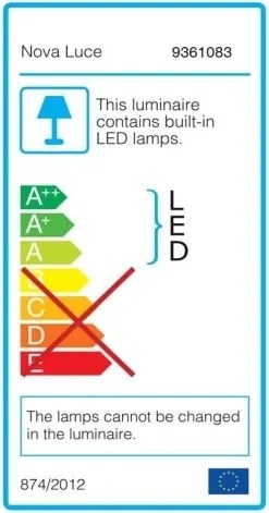 Stropní LED svítidlo NOVA LUCE ZEFFARI 40W 4000K 9361083