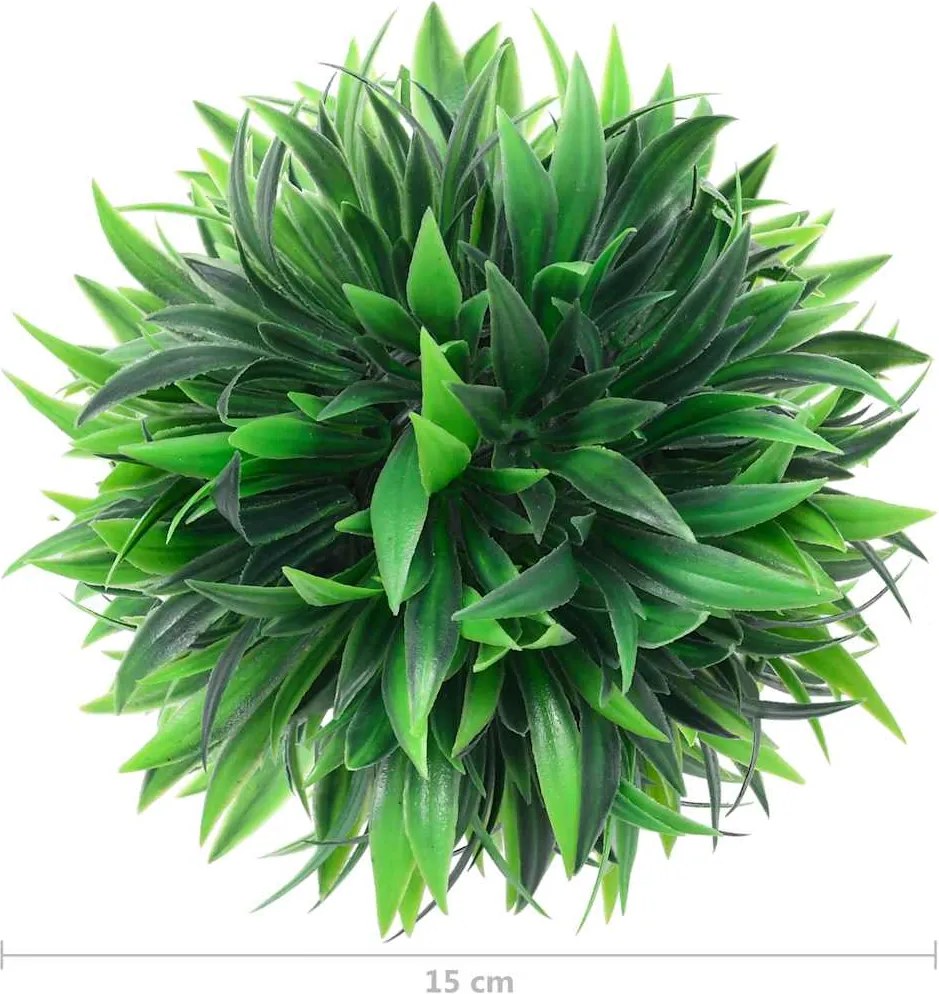 Umělé buxus koule 4 ks 15 cm 315471