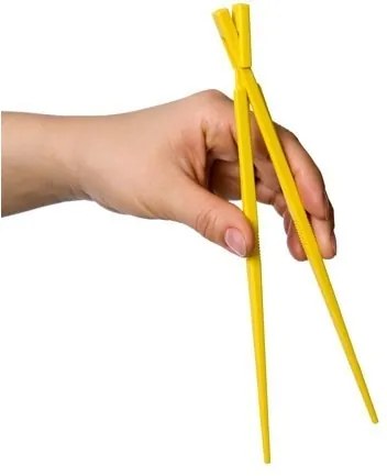 Jídelní hůlky Kitastick, žluté Majamoo