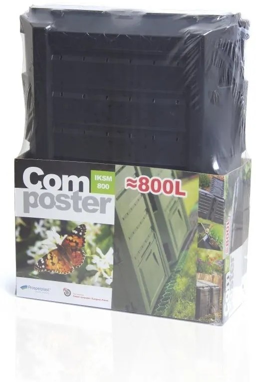 Zahradní kompostér Module Compogreen 800L černý