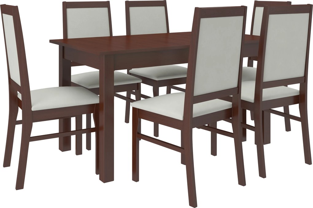 ADRK Furniture Sada stolu s židlemi RODOS 25 SE-ROD-25-DW-B052