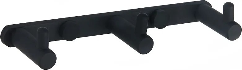 Mexen příslušenství, držák na ručník, 3-háček, černá, 709163-70