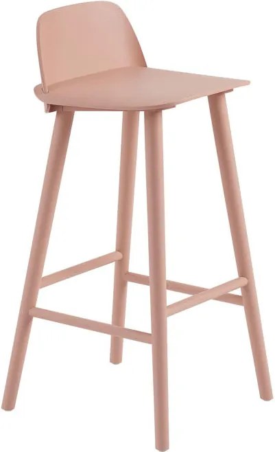 Muuto Barová stolička Nerd 75 cm, tan rose