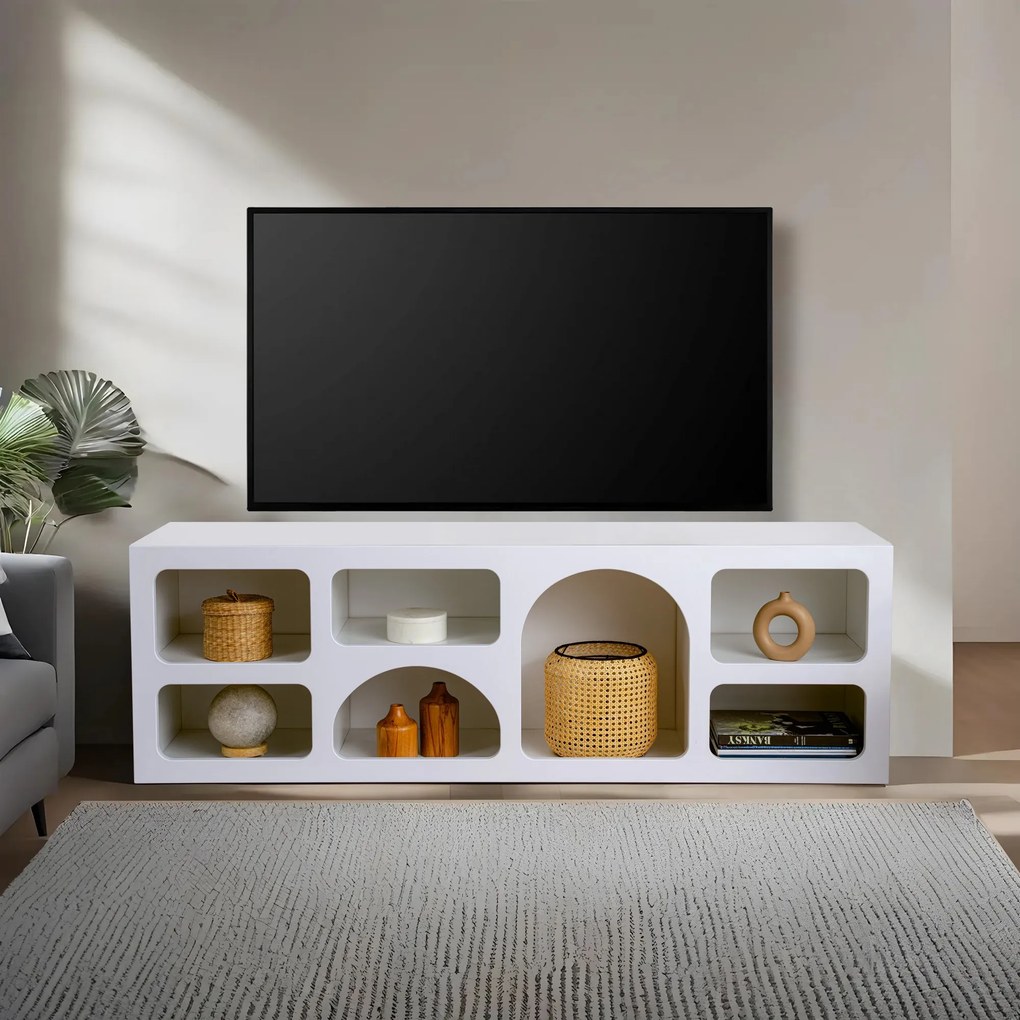 Kalune design Konzolový stolek LORIN bílý