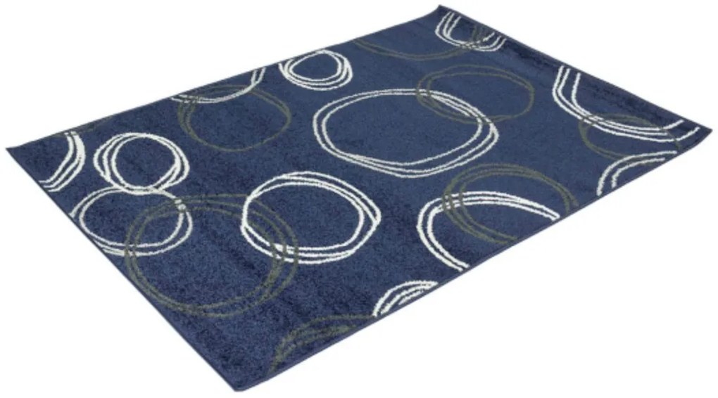 ORIENTAL WEAVERS Kusový koberec LOTTO 290/HY4B BARVA: Modrá, ROZMĚR: 67x120 cm
