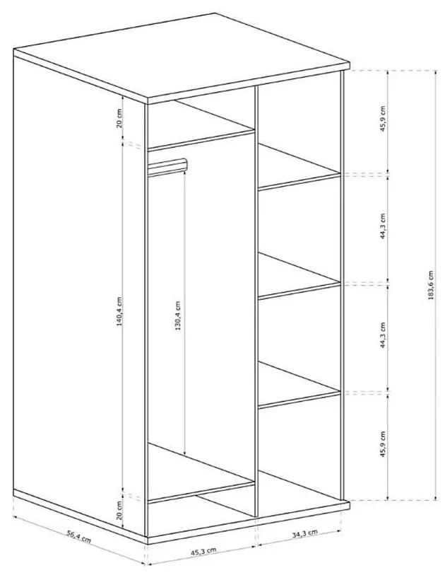 CALI | šatní skříňky C-1 | artisan