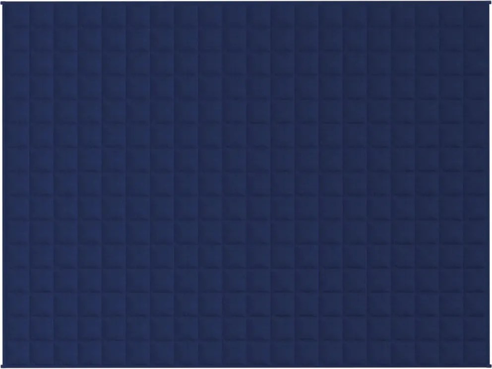 Zátěžová deka modrá 152 x 203 cm 7 kg textil 3154801