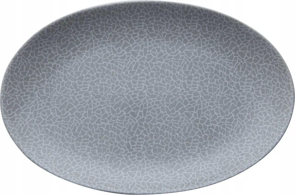 Zina Grey Day Porcelánová Miska Oválná 31 cm Alumina Bogucice|Šedá