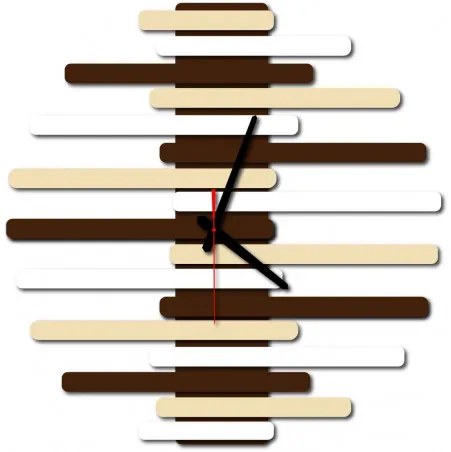 Moderné nástenné hodiny do kancelárie I SENTOP X0057-RAL1015-RAL9010-RAL8017