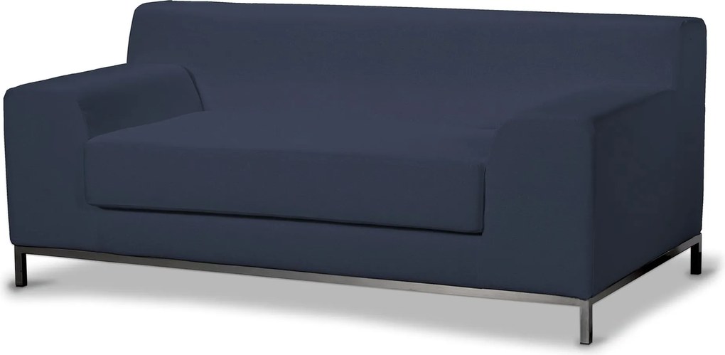 Potah na pohovku IKEA  Kramfors 2-místná barva tmavě modrá látka sametová