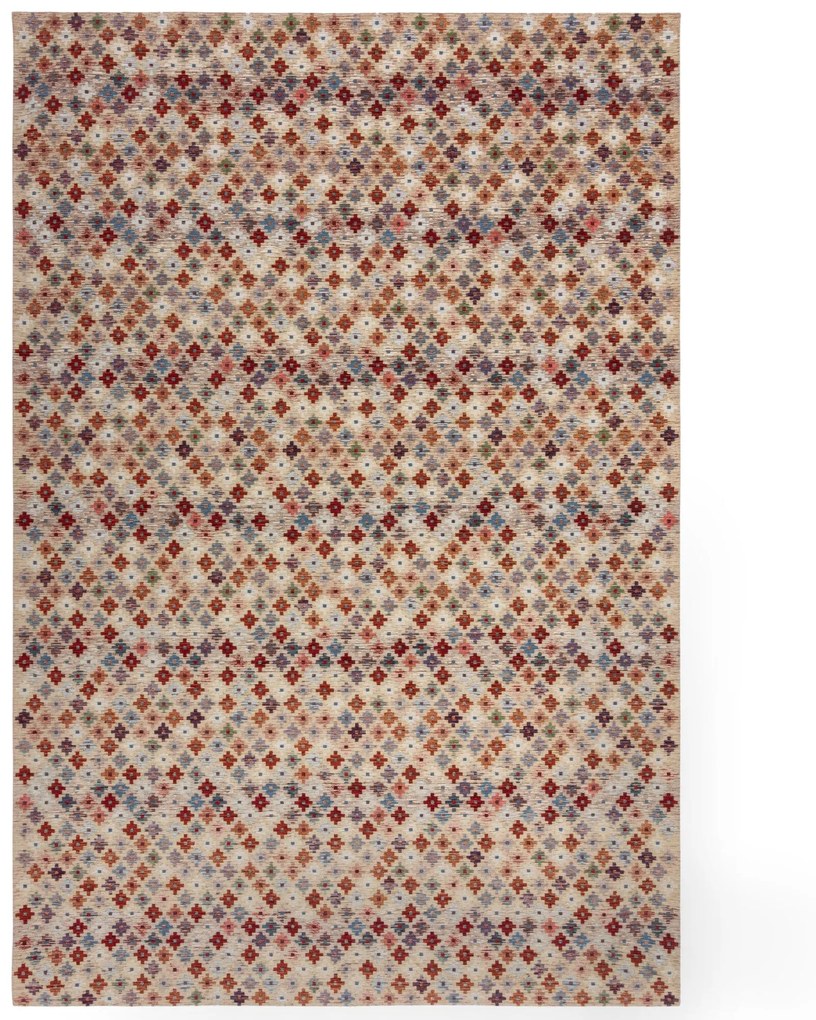 Flair Rugs, Kusový koberec Manhattan Abstract Diamond Multi Bright, 200x290, vícebarevná, chodba / předsíň