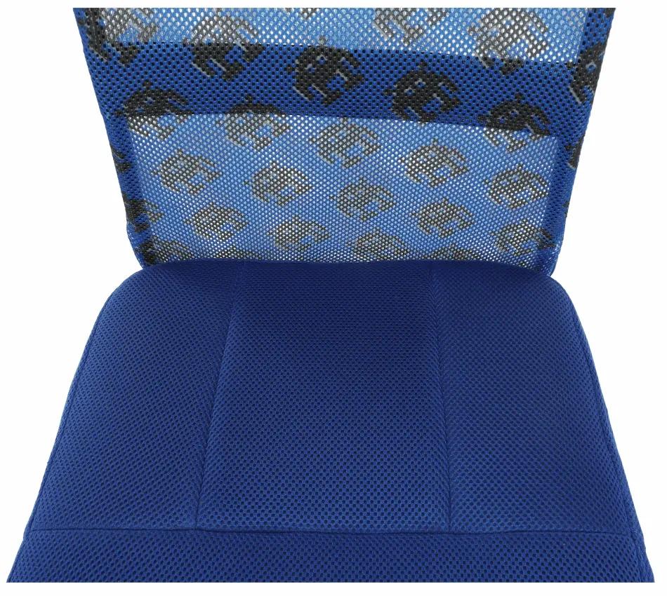 Dětská otočná židle Gofry (modrá). 1016086