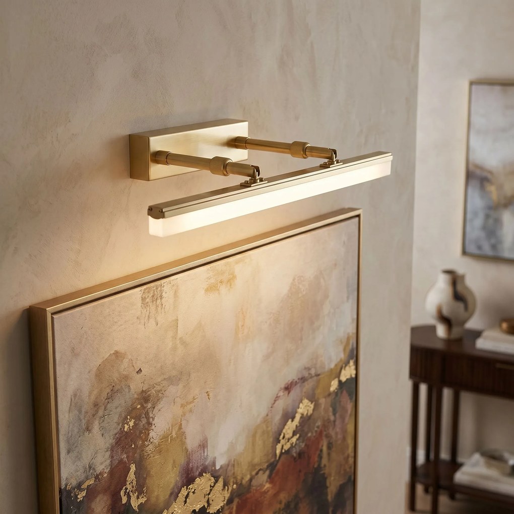 Toolight Rea, Koupelnové nástěnné LED svítidlo APP1875-1W 40cm BRUSH GOLD, OSW-66030