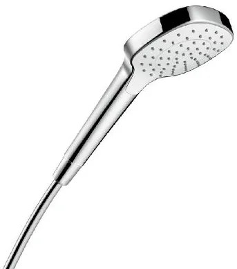 Hansgrohe Croma E - Sprchová hlavice, EcoSmart, bílá/chrom 26815400