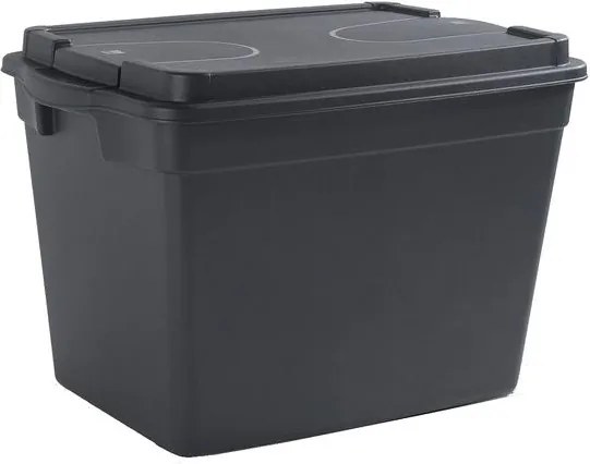 Plastový úložný box KIS Black Box L 60l s víkem