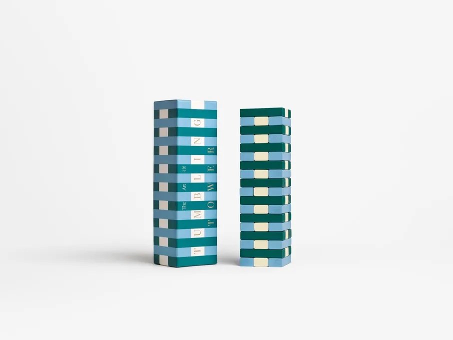 Printworks Hra Yenga Tumbling Towers Green/Blue