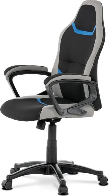 Dětská otočná židle černá KA-L611 BLUE