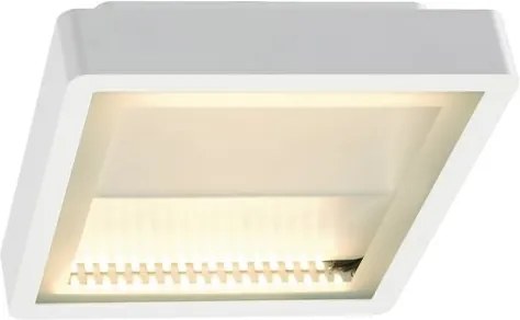 BIG WHITE 230891 Stropní svítidlo INDIGLA WING, bílé, 2X36 SMD LED, 15 W, 3000K, IP54