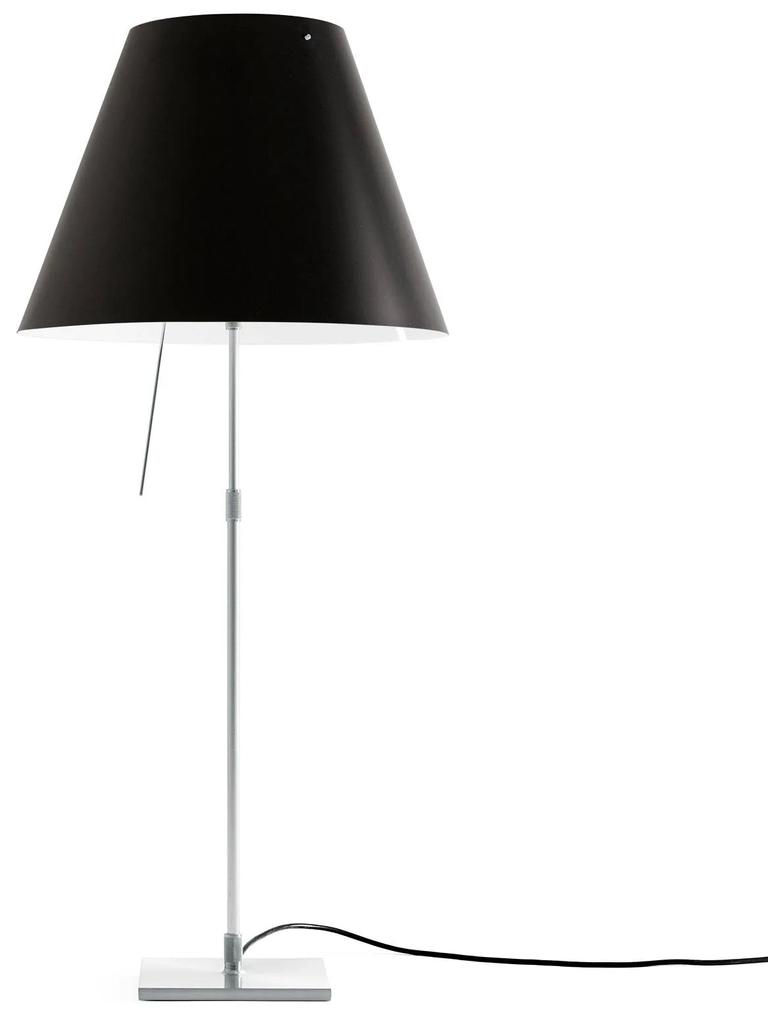 Luceplan Costanza stolní lampa D13i hliník/černá