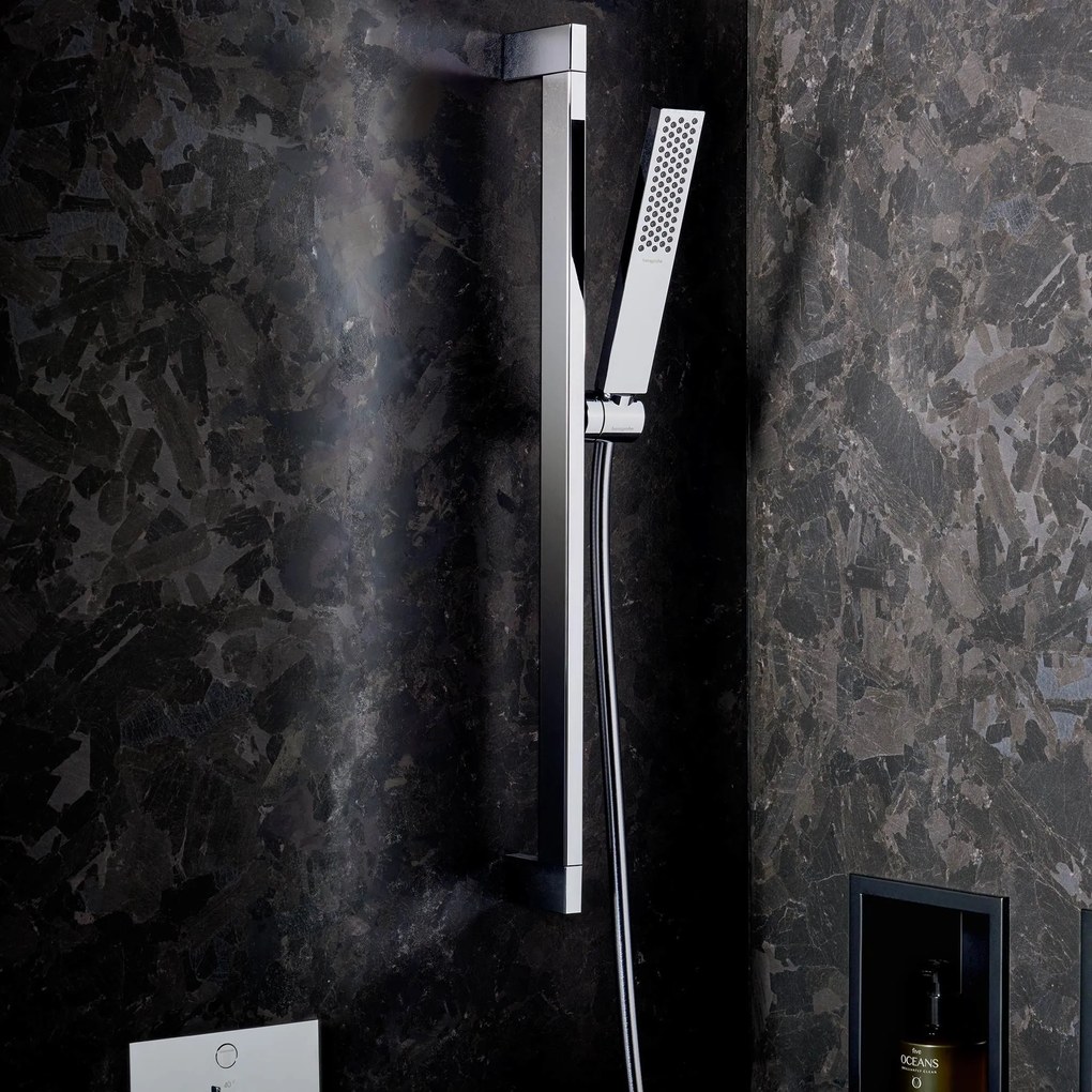 Hansgrohe Pulsify E, Tyčová ruční sprcha 100 1jet EcoSmart+, chrom, HAN-24321000
