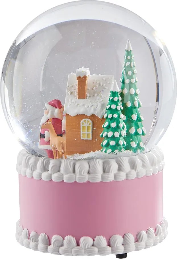 X-MAS Sněhová koule hrací 12 cm