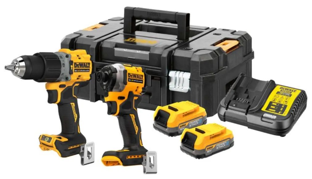 DeWALT - 6dílná sada AKU nářadí, baterií a nabíječky DCK2050E2T