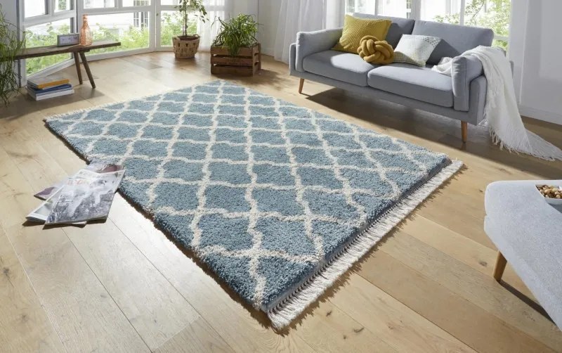 Mint Rugs - Hanse Home koberce AKCE: 80x200 cm Kusový koberec Desiré 103326 Blau - 80x200 cm