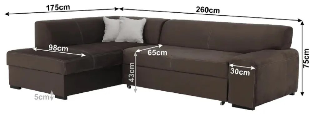 Sedací souprava rozkládací MINERVA NEW Tempo Kondela