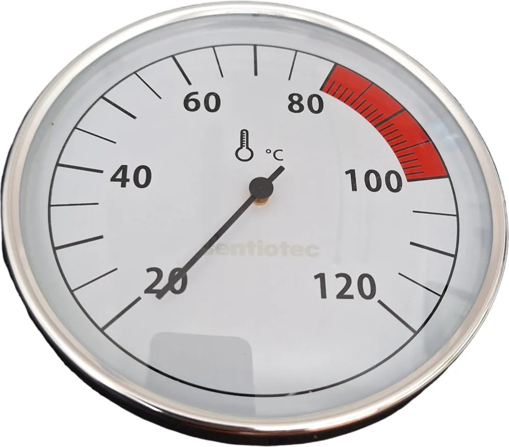 Sentiotec teploměr do sauny kulatý 100mm