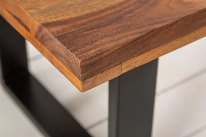 Designový konferenční stolek Thunder 100 cm sheesham