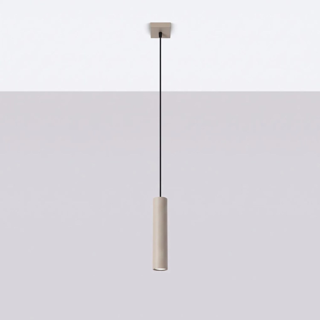 Sollux Lighting Závěsné svítidlo LAGOS 1 taupe