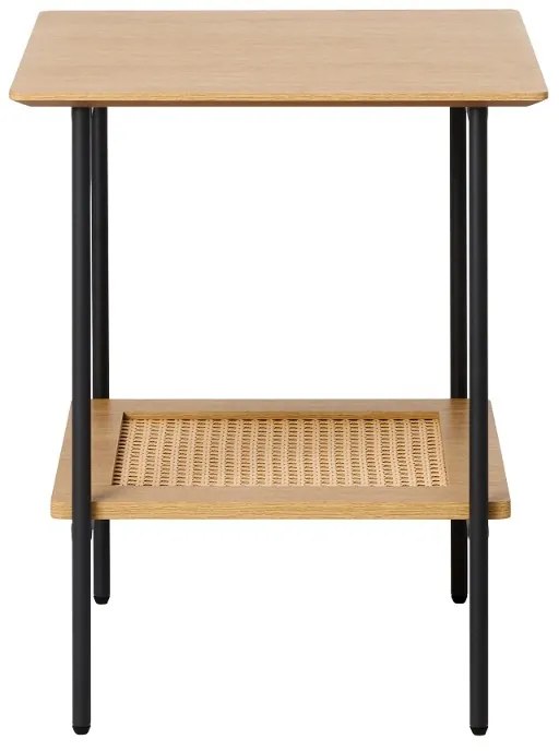 Designový odkládací stolek Lakshmana II 45 cm přírodní dub