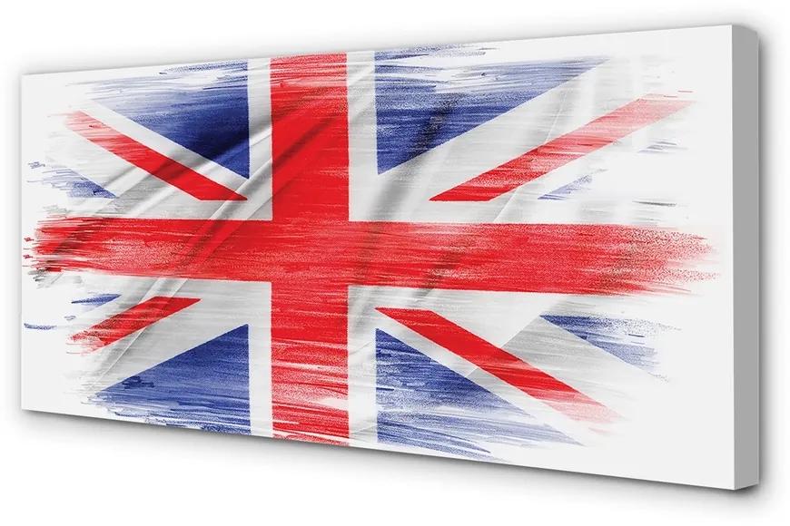 Obrazy na plátně Vlajka Velké Británie 120x60 cm
