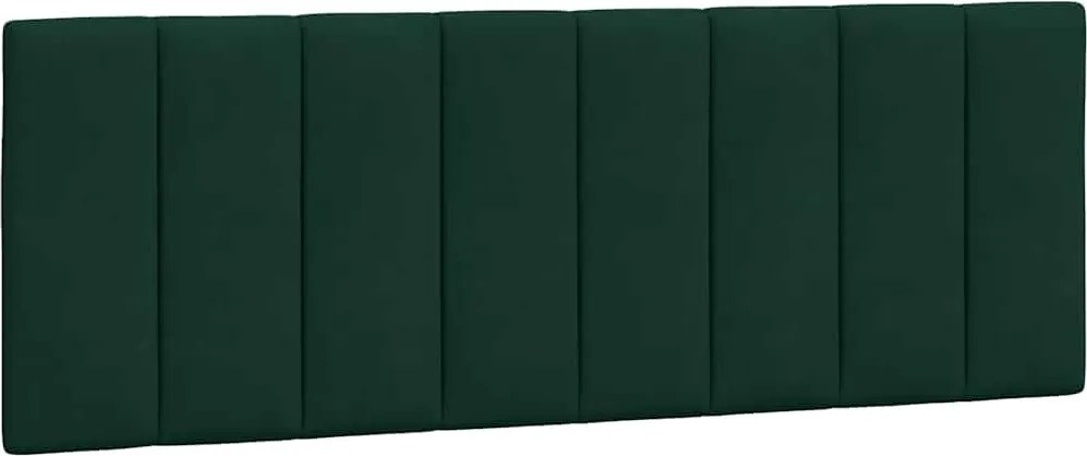 Postel s matrací Hanko tmavě zelená 120 x 200 cm samet 3208589