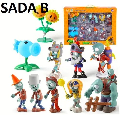 Silikonové figurky ze hry Plants vs Zombies 2 Set: sada B