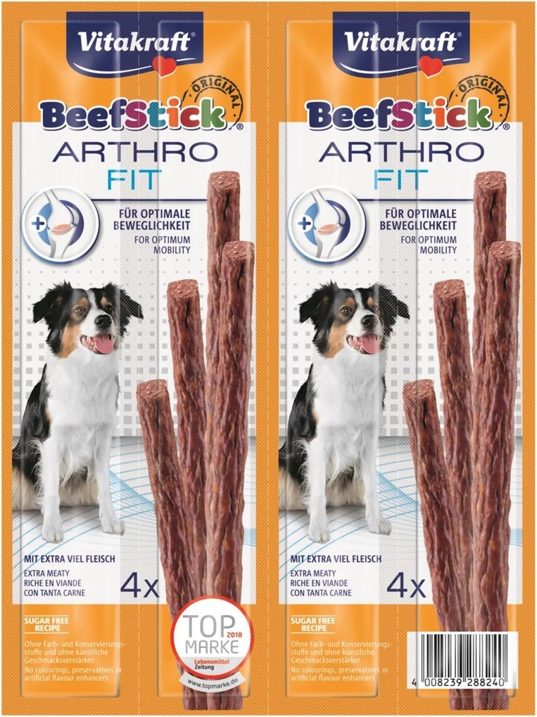 Vitakraft Pochoutka pro psy Beef Stick Arthro Fit 4 ks