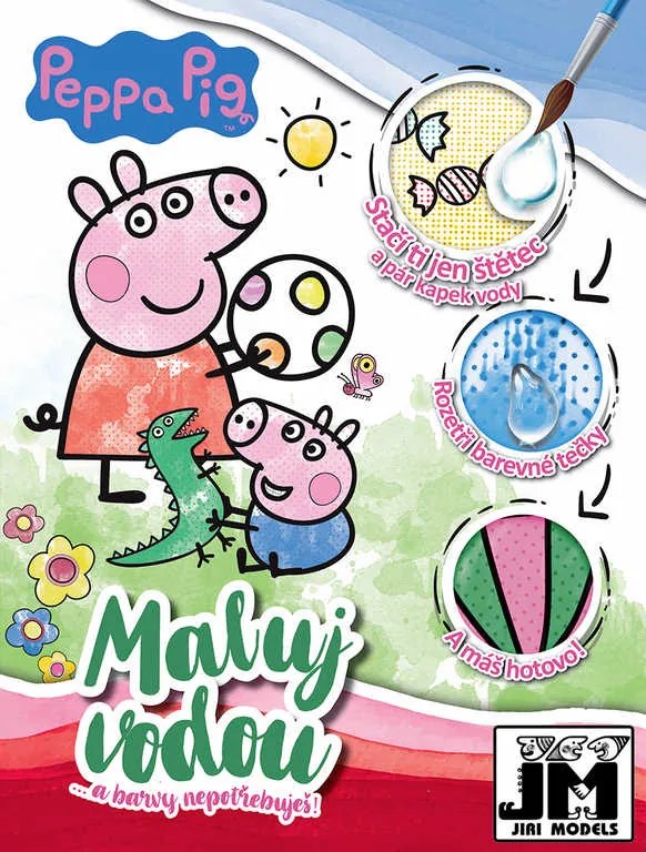 JIRI MODELS Vodová omalovánka A4 Peppa Pig 7