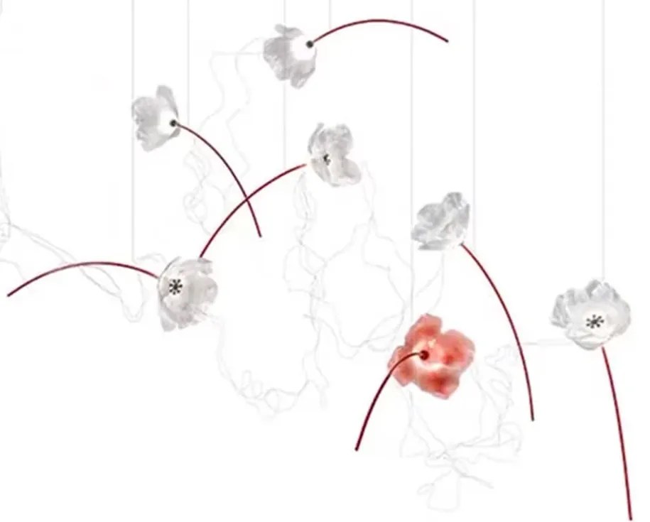 Slamp designová závěsná svítidla Poppy Suspension 7