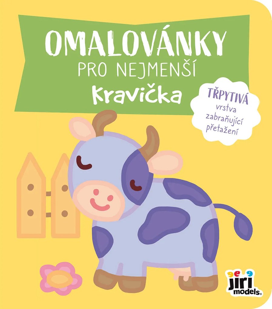 JIRI MODELS Omalovánky pro nejmenší Kravička 3