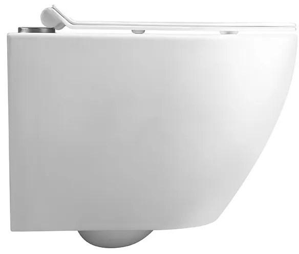 BPS-koupelny Závěsná WC mísa se SoftClose sedátkem HYD-4140, bílá
