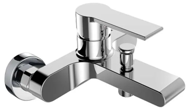 Mereo Mereo, Vanová nástěnná baterie, Dita, 150 mm, bez příslušenství, chrom, CBE90103D