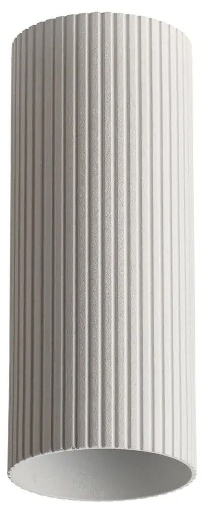 Minimalistické bodové svítidlo Lucas Ribbed Tube 30 bílá