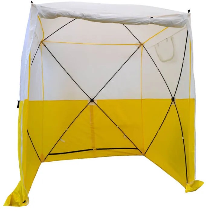 Montážní pracovní stan 1,8x1,8 m (Rychloskládací montážní stan, který je postaven jednou osobou během 30 vteřin a nevyžaduje žádné nářadí)