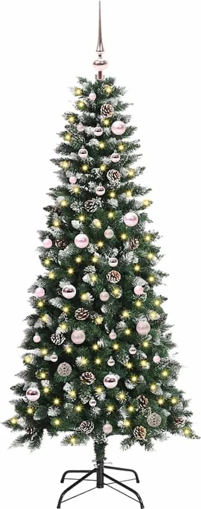 Umělý vánoční stromeček Zelená 150 cm PVC, plast a ocel 3395810