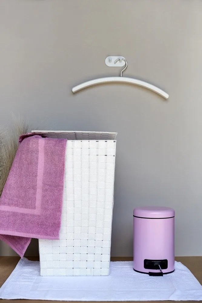 Dekorativní koš na prádlo Adria WENKO 48l, uzavřený koupelnový kontejner s rukojetí
