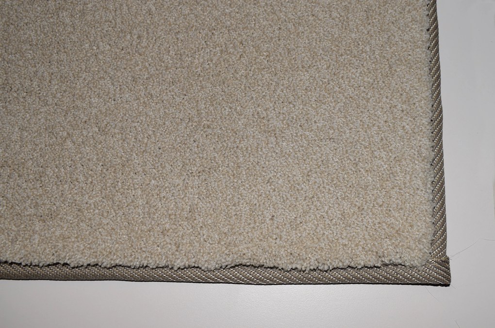 Lano, Kusový koberec Supersoft s bordurou 250 béžový, 300x400, béžová, ložnice