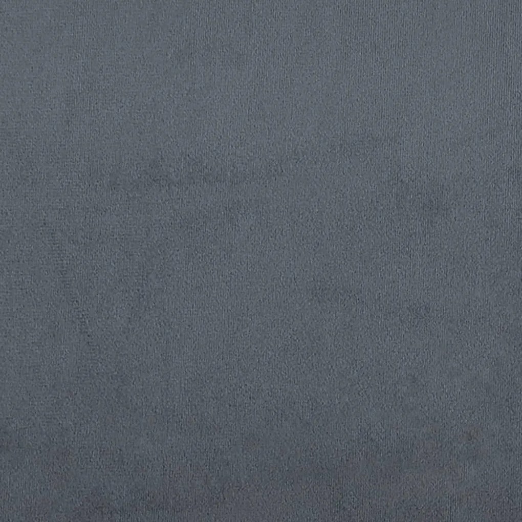 vidaXL 2dílná sedací souprava s polštáři samet [3202035] Barva: Tmavě šedá